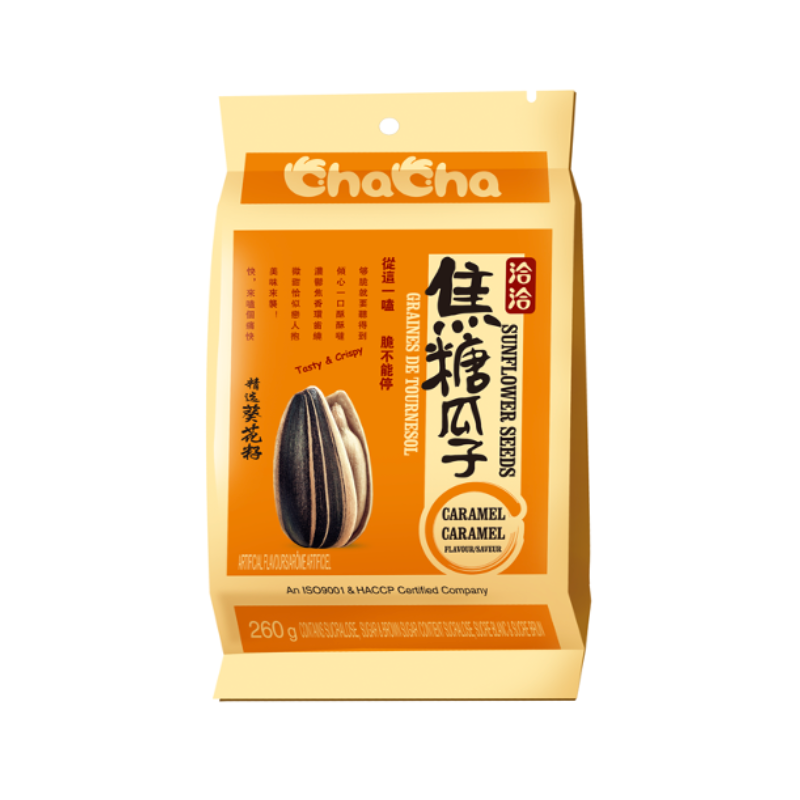 ChaCheer Roasted Sunflower Seeds - Caramel Flavor - Five Continents ...