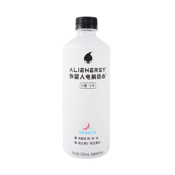 Genki Forest Alienergy Electrolyte Water - Lychee Sea Salt Flavor - Five Continents International
