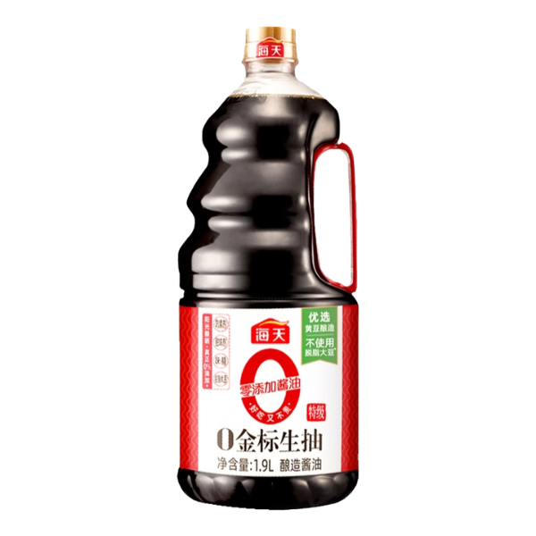 Haday Golden Label Light Soy Sauce With No Additives 1.9L - Five Continents International