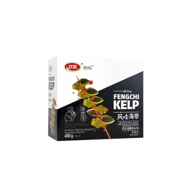 Weilong Spicy Kelp Snack (Box- Packed) (20g*20) - Five Continents International
