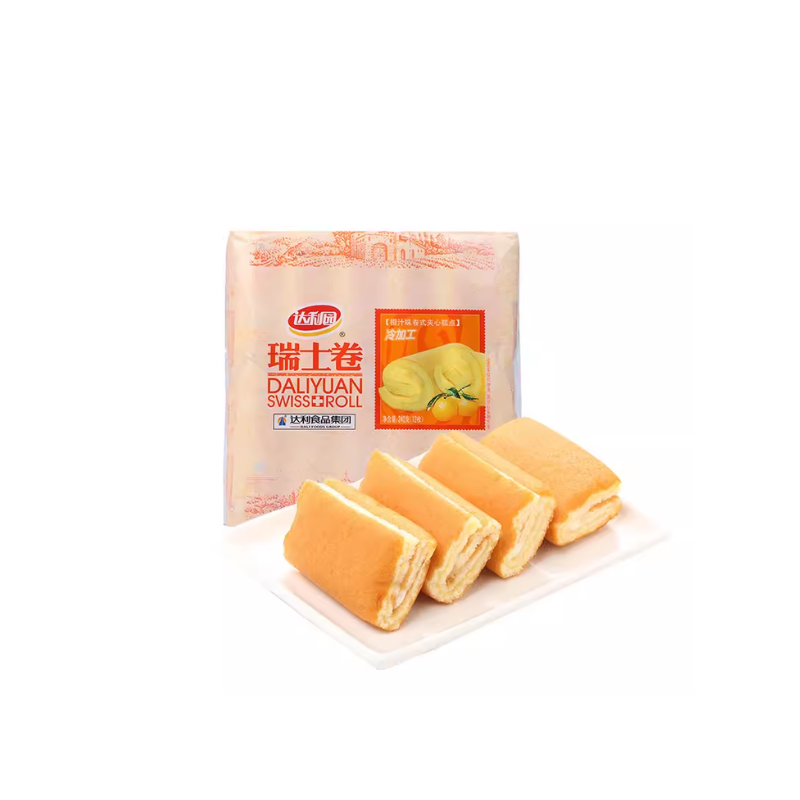 Daliyuan Swiss Roll – Orange Flavor - Five Continents International